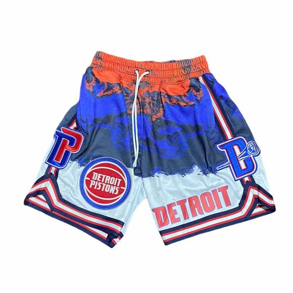 PRO STANDARD | Shorts | New Pro Standard Mens Detroit Pistons Chenille ...